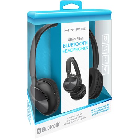 HYPE - Ultra-Slim Bluetooth Headphone - Black – Gridrax