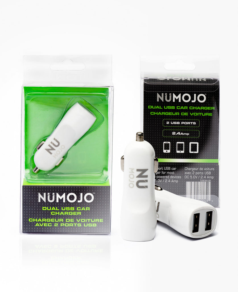 Numojo dual usb car charger – Gridrax